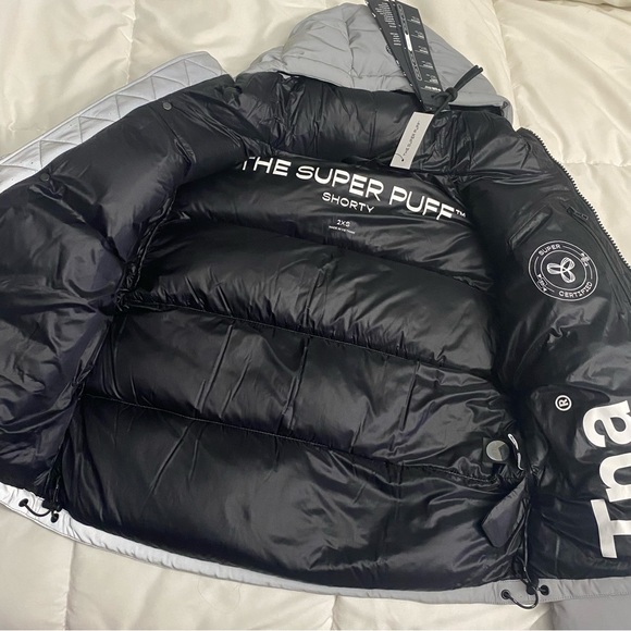 Aritzia | Jackets & Coats | Aritzia Super Puff Shorty Reflective Puffer ...